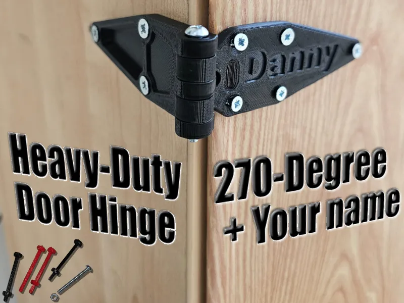 Heavy-Duty 270-Degree Door Hinge - Dual Extended Remixed by MagnetDanny ...
