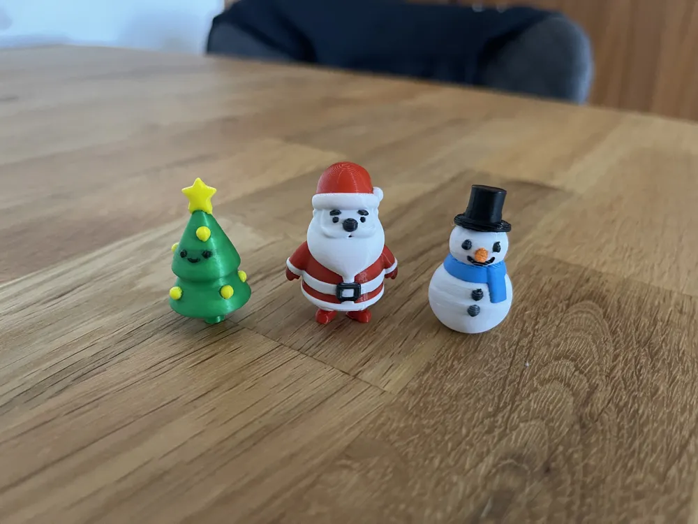 quickly printable mini Christmas figures by create3Dprint MakerWorld ...