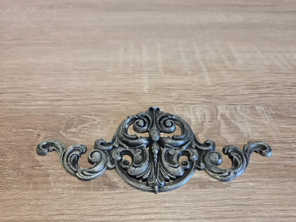 Vintage Barock Style Ornament - Free 3D Print Model - MakerWorld