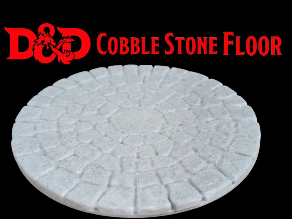 DnD Cobblestone Floor Various Sizes Miniature by MikeGyver MakerWorld ...