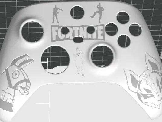 Fortnite Etched Xbox X/S Controller Faceplate Remixed by BrimReaper ...