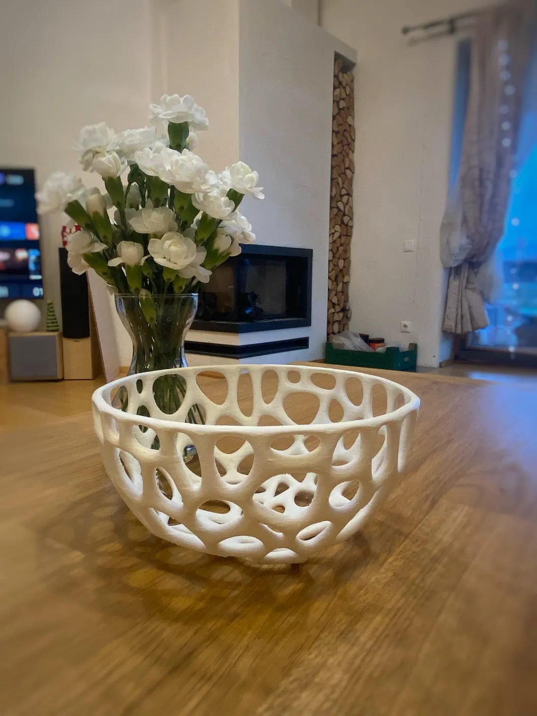 Elegant Voronoi Bowl by Augustas MakerWorld: Download Free 3D Models