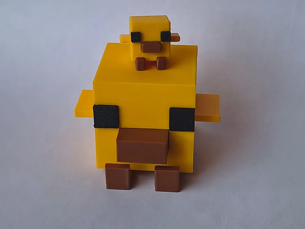 Minecraft Baby Chicken Keychain - Free 3D Print Model - MakerWorld