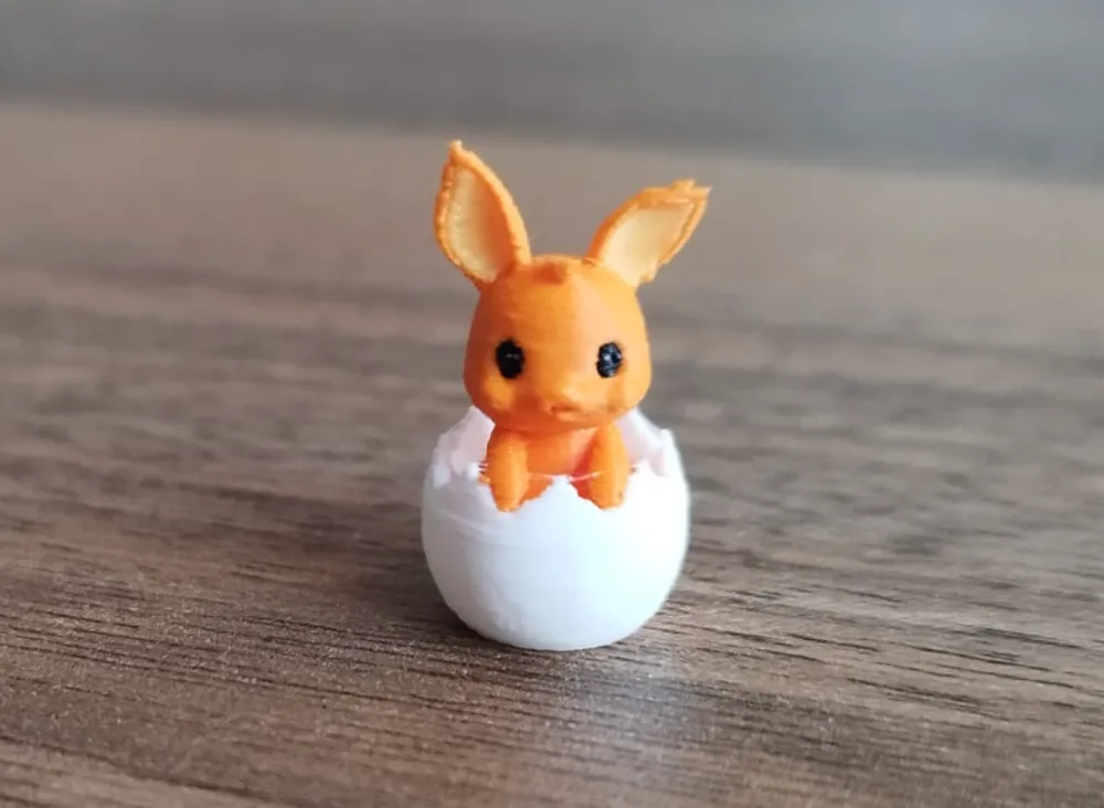 Cute Hatching Animal No5 - Sharon the Bunny by 3DPDP - MakerWorld