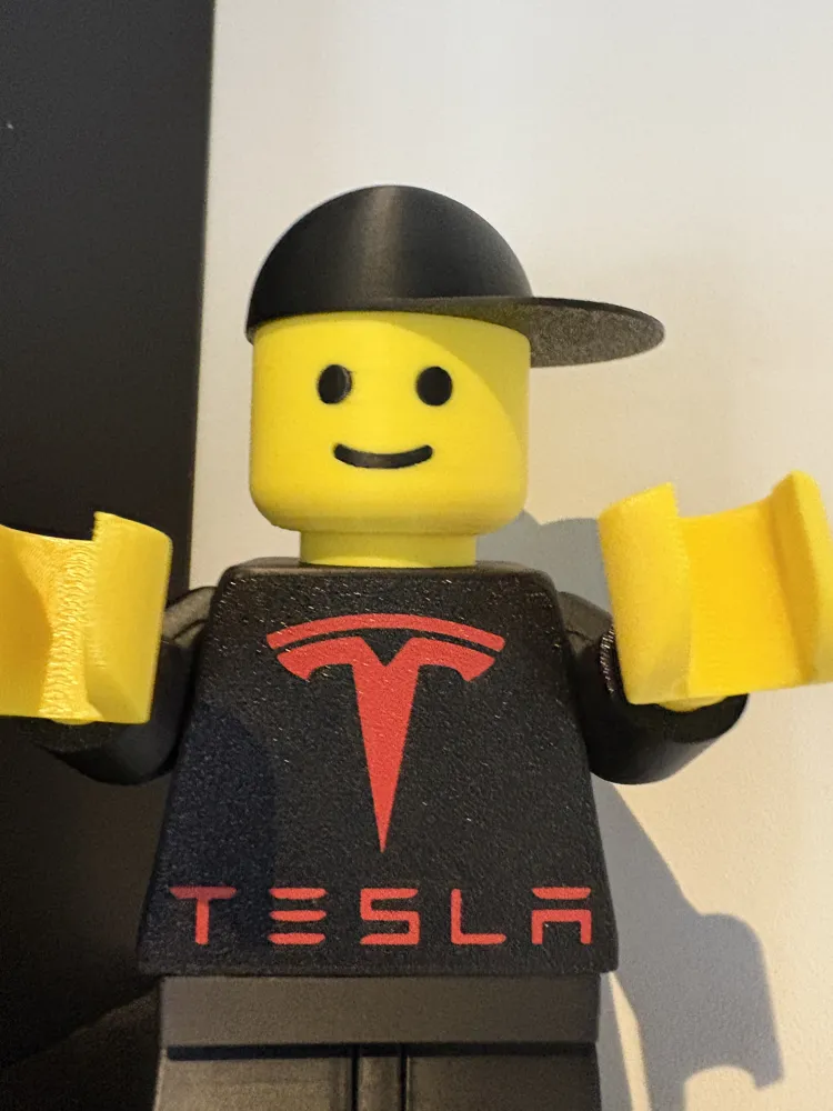 Tesla Brickman 20cm - Free 3D Print Model - MakerWorld
