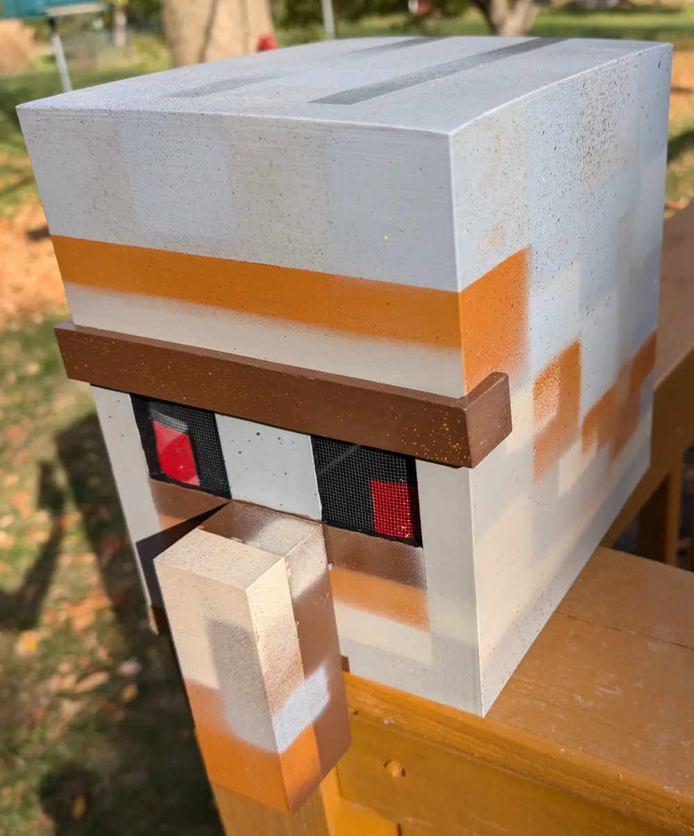 Iron Golem Helmet by DanGMakerWorld: Download Free 3D Models