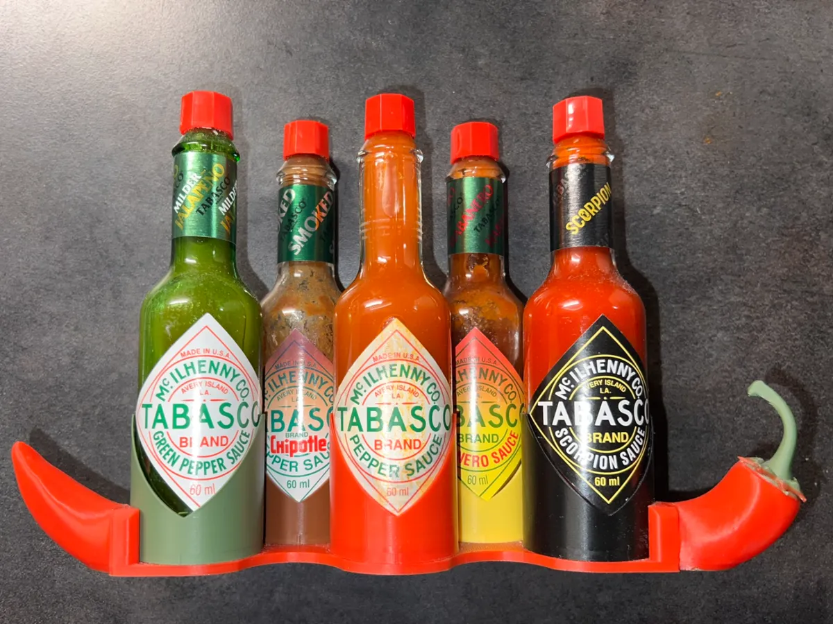 Ultimate Tabasco Holder - Free 3D Print Model - MakerWorld