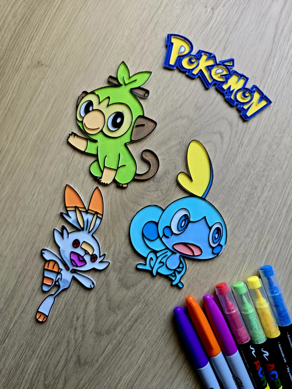 Pokemon Starter Gen 8 Grookey Scorbunny Sobble DIY - Free 3D Print ...