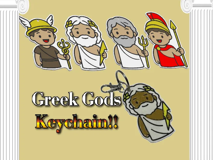 Greek God Keychain - Free 3D Print Model - MakerWorld