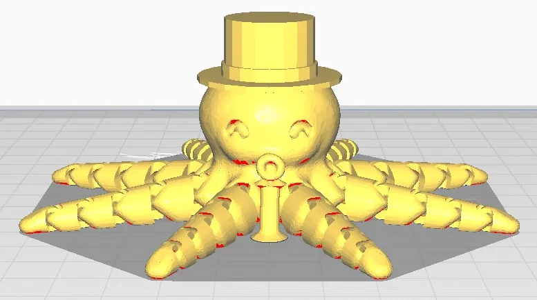 Octo with top hat by Yuro3d - MakerWorld