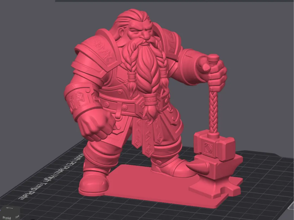 Forgeron nain - Modèle d'Impression 3D Gratuit - MakerWorld