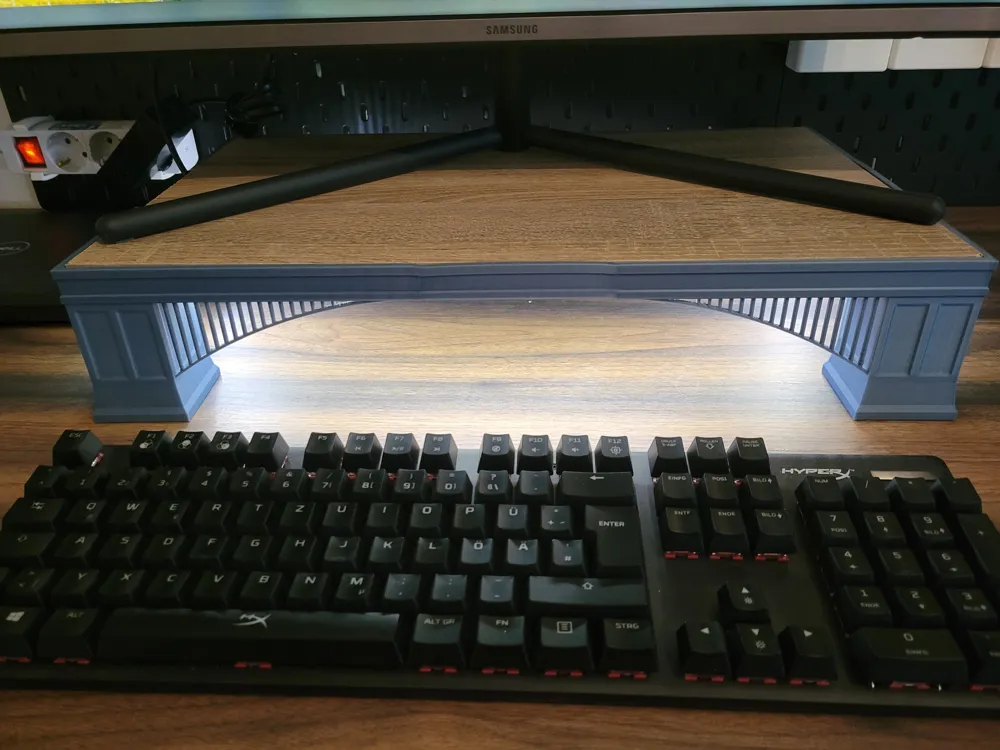 Bridge inspired Monitor Riser by araymbox - MakerWorld