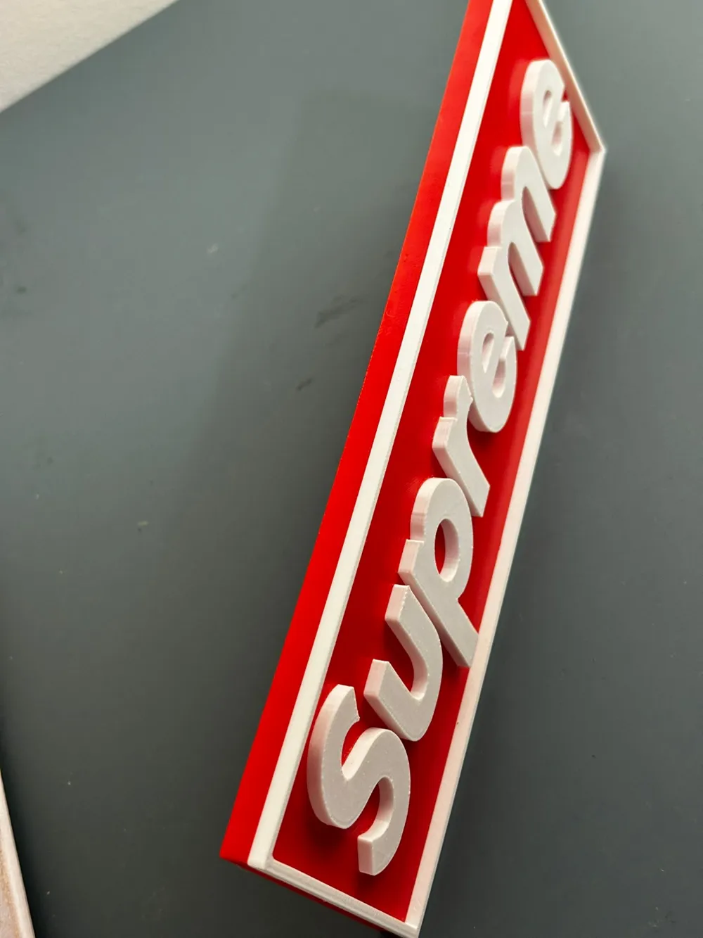 Supreme logo - Free 3D Print Model - MakerWorld