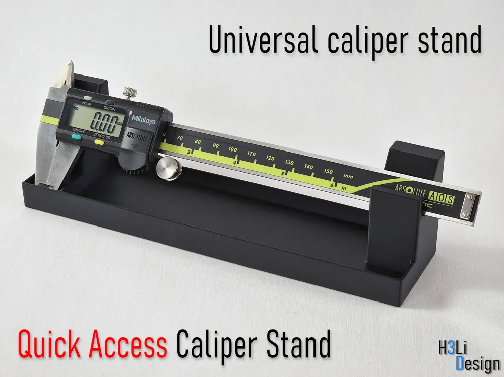 Quick Access Caliper Stand - QACS - Free 3D Print Model - MakerWorld
