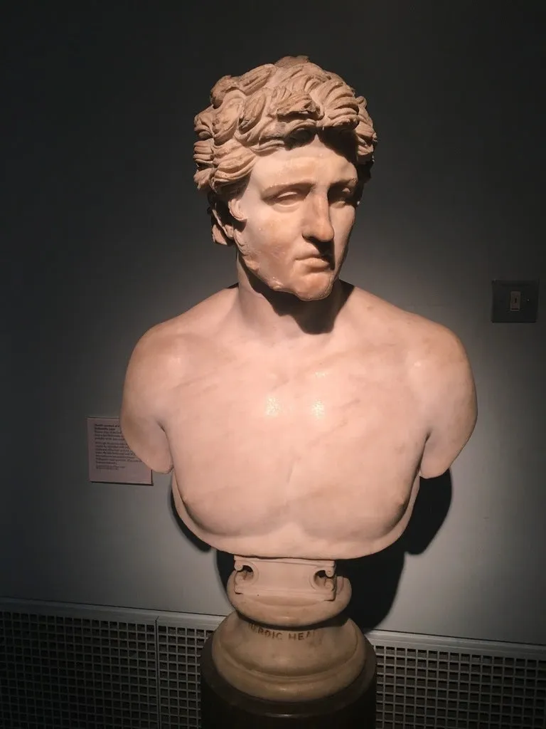 Marble portrait bust of an Hellenistic ruler by ...