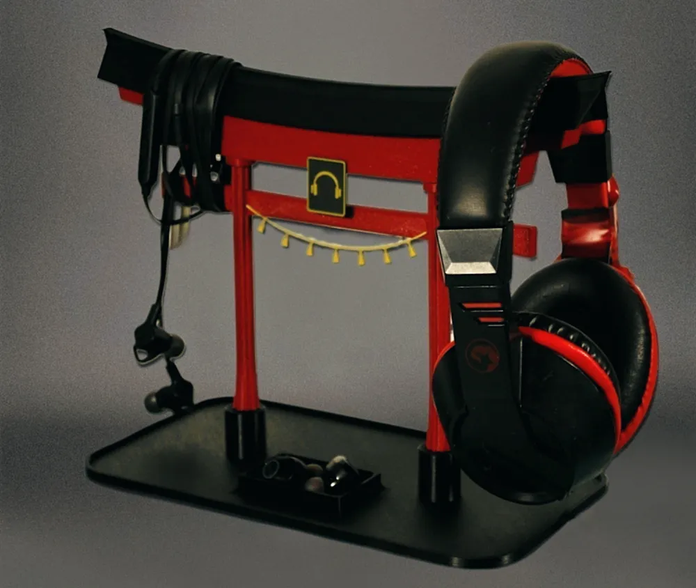 Headphone holder Torii gate by Vize3Dtisku - MakerWorld