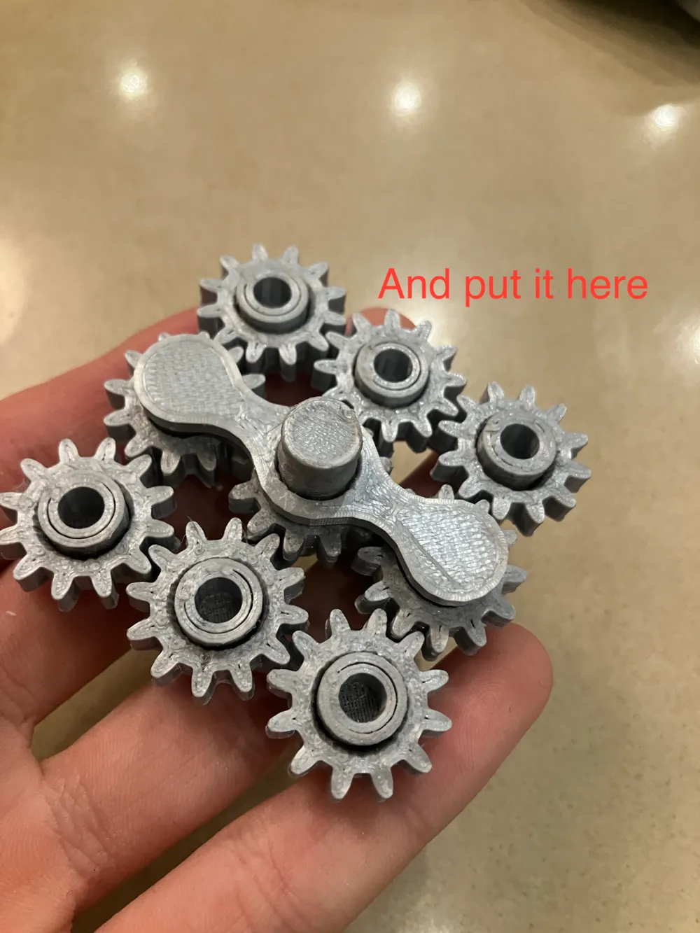 Gear Fidget Spinner by Scrat - MakerWorld
