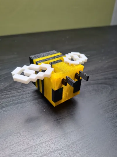Articulated Print-in-Place Minecraft Bee by ModuLab MakerWorld ...