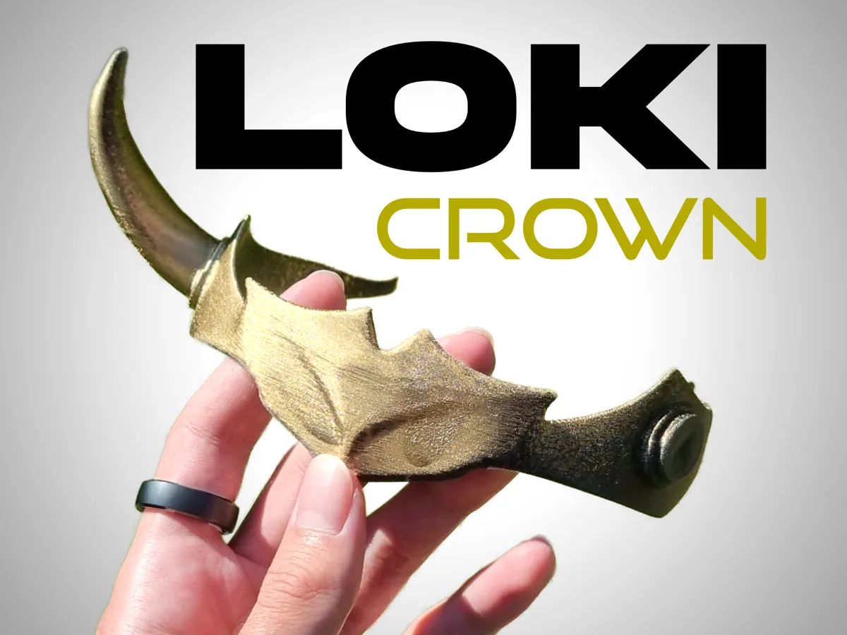 Loki Crown - Sylvie - Free 3D Print Model - MakerWorld
