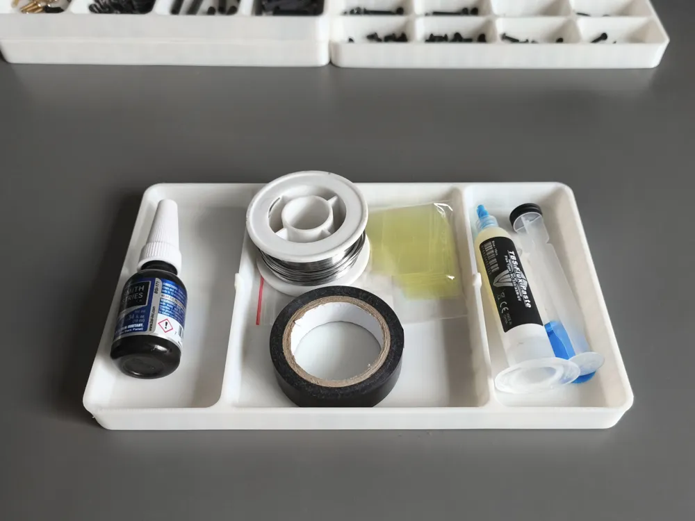 Stackable Part Tray screws and other components - Free 3D Print Model ...