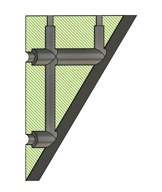 Shelf bracket shelf support medium 12cmx12cm - Free 3D Print Model ...