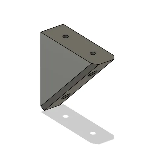 Shelf bracket shelf support medium 12cmx12cm - Free 3D Print Model ...