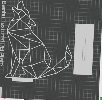 low poly art fox with stand by Enova 3D - MakerWorld