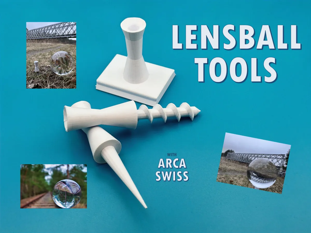Lensball Tools/ now with Arca Swiss - Free 3D Print Model - MakerWorld
