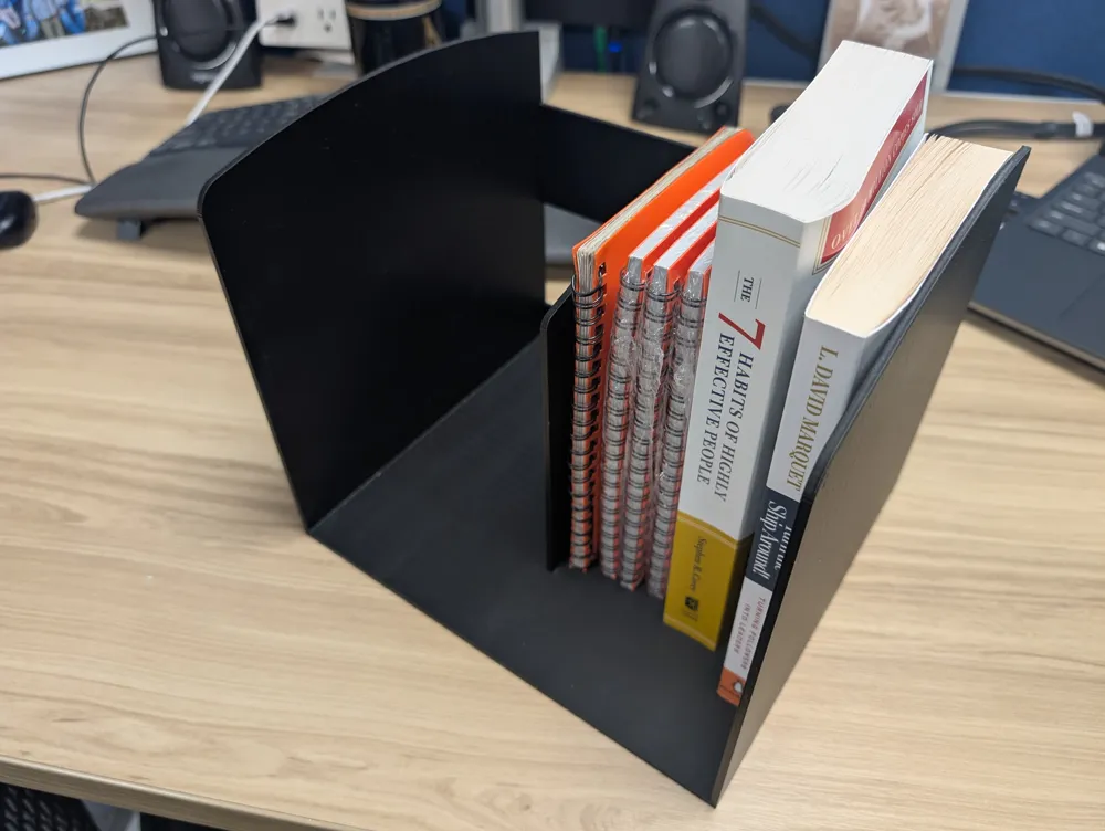 Bookshelf Divider - 9in - Free 3D Print Model - MakerWorld