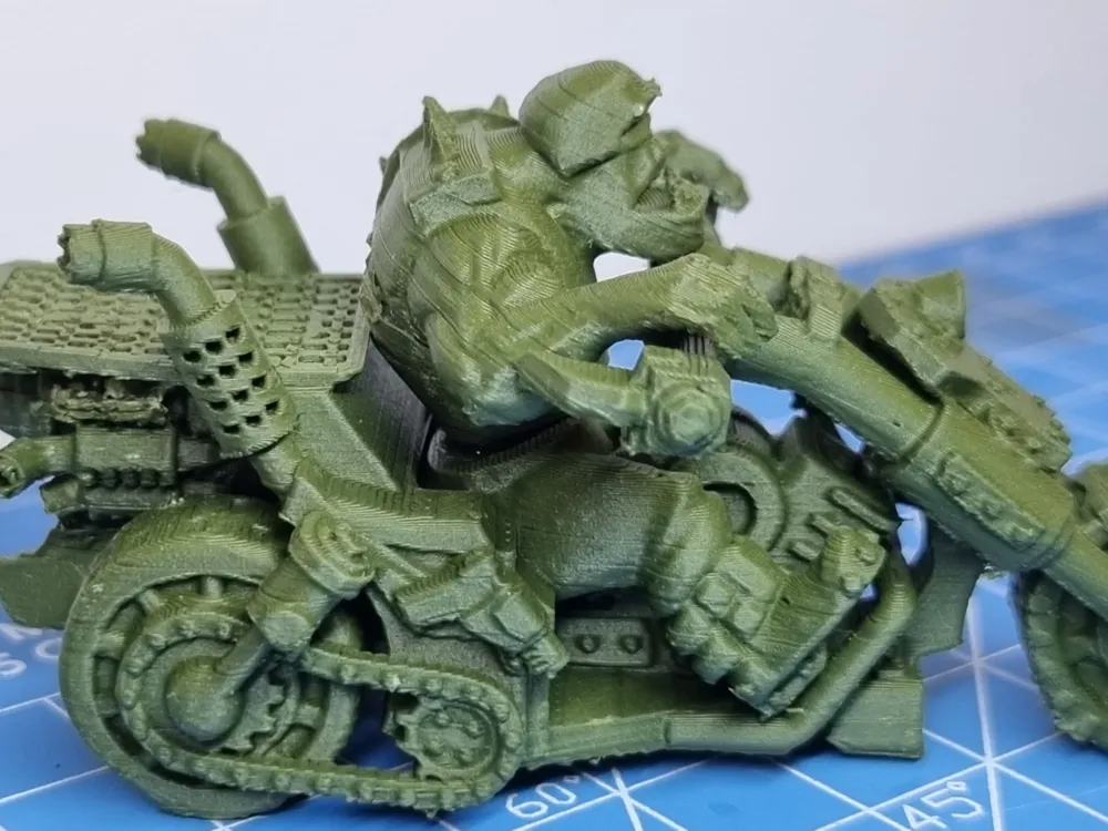 Ogre Bike Rider WarAxe 50K Miniature Motorcycle by Printar ...