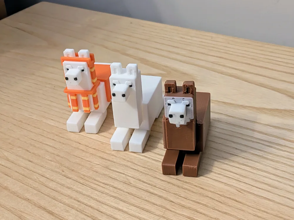 Llama de Minecraft por JayemDesign MakerWorld: Descarga Modelos 3D Gratuitos