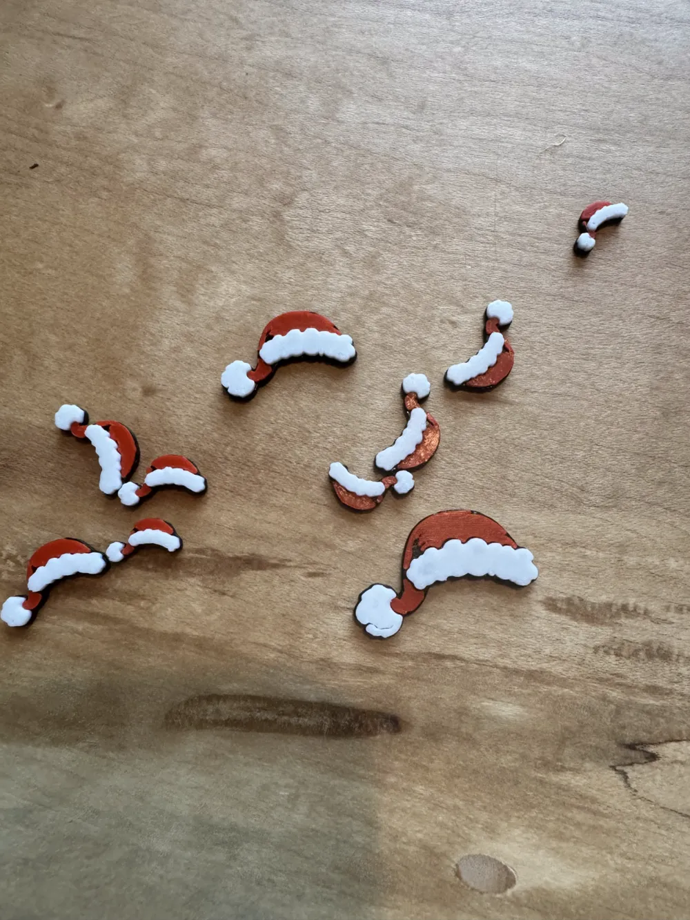 Santa Hat Topper for Ornaments and Plants| Multicolor and Scalable ...