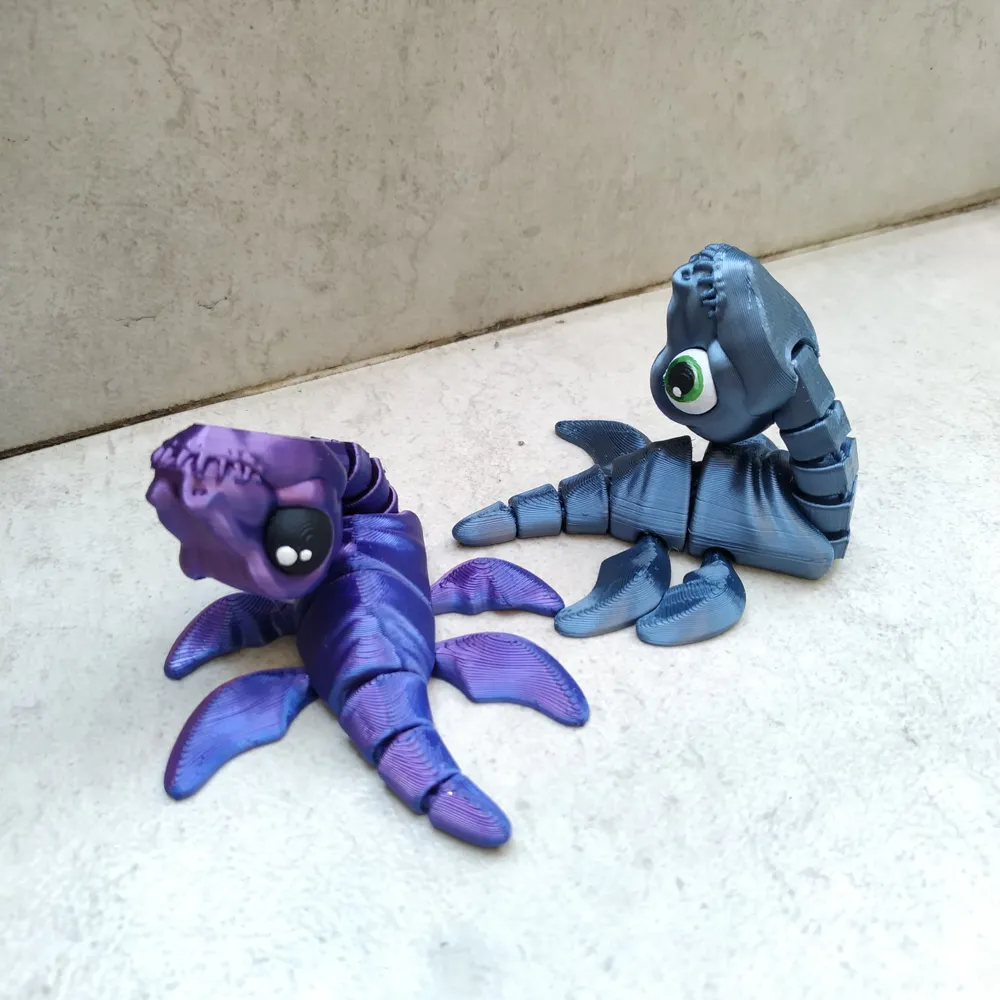 ARTICULATED BABY PLESIOSAURUS - NO SUPPORTS by Kza3D MakerWorld ...