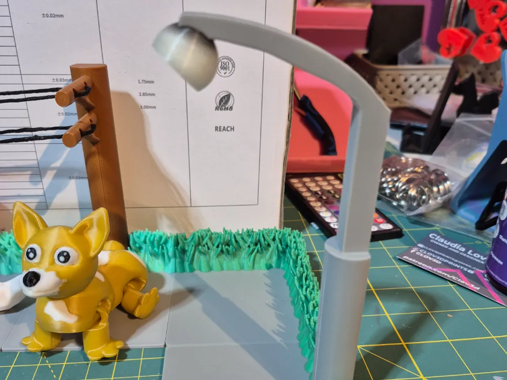 Pee Spot (Light Post) by CLOV3D - MakerWorld