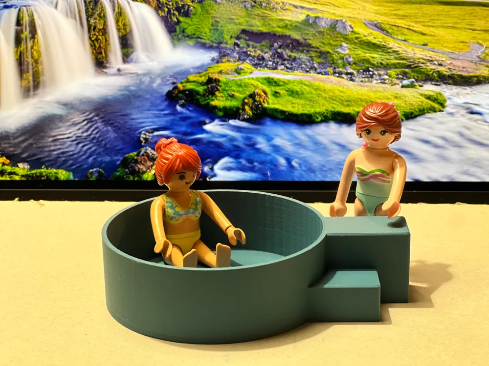 Playmobil sized Hot Tub / Hot Pot by Quatchi - MakerWorld