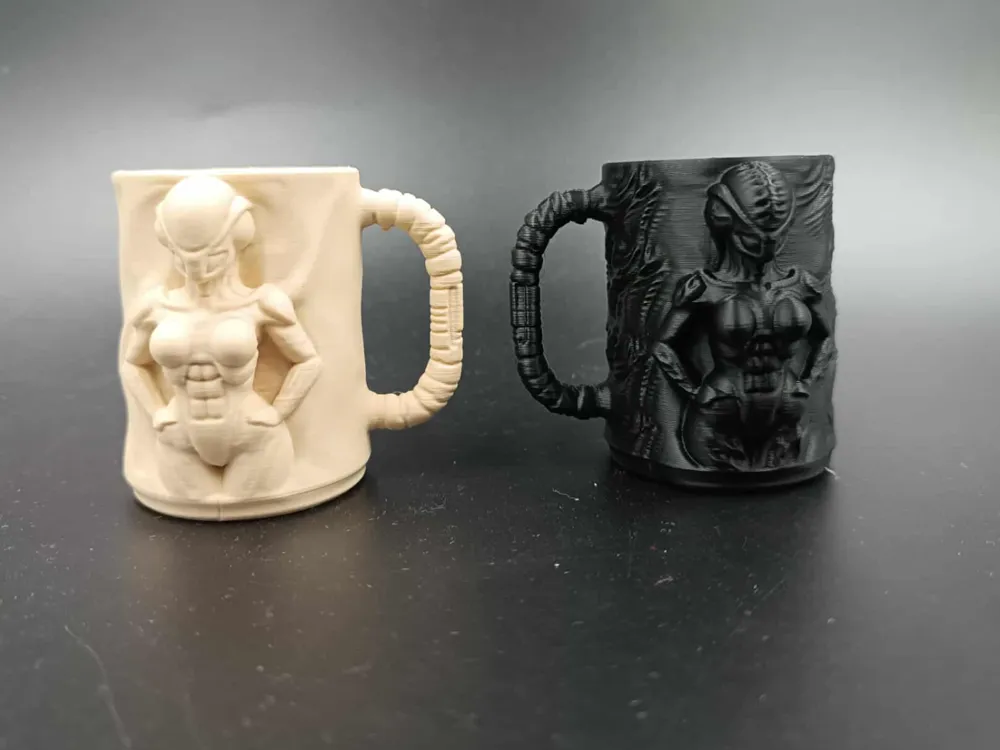 Alien Xenomorph Mug - CUP - HR Giger by drakeforge3d MakerWorld ...