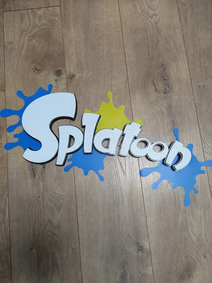 Splatoon Sign - Free 3D Print Model - MakerWorld