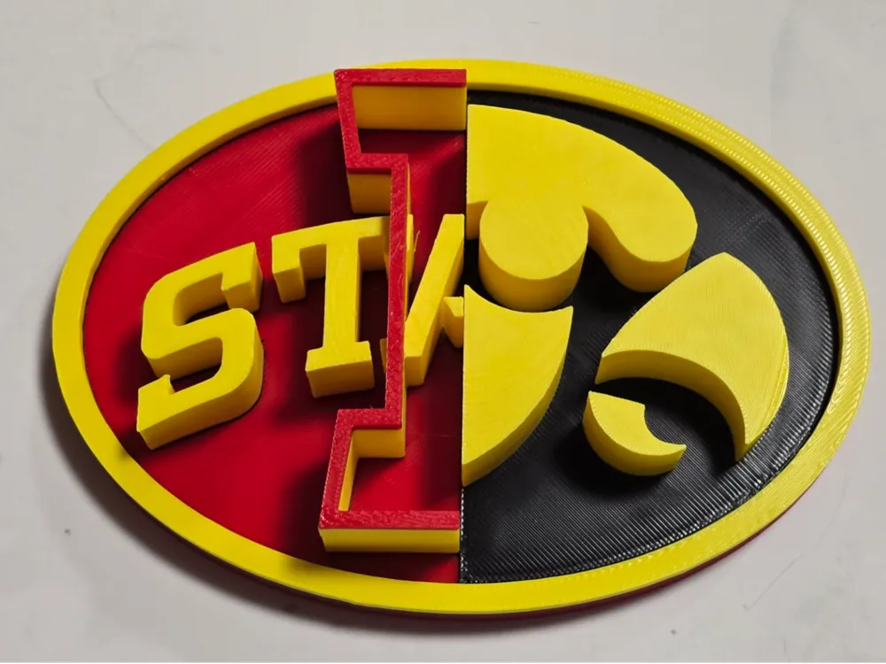 Iowa "House Divided" Cyclones/Hawkeyes Remixed by Youngbru - MakerWorld