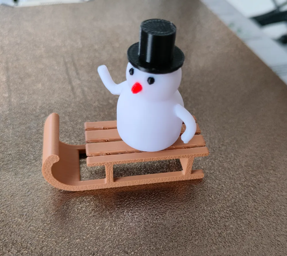 Snow Sled by 3dLauPrint MakerWorld: Download Free 3D Models