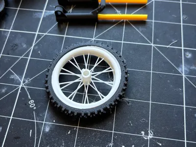Dual color dirt wheels for lbx - Free 3D Print Model - MakerWorld