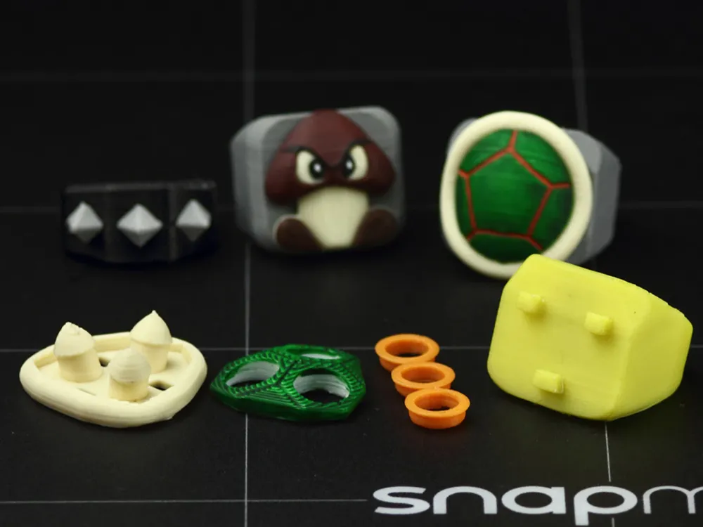 Bowser Rings - Free 3D Print Model - MakerWorld