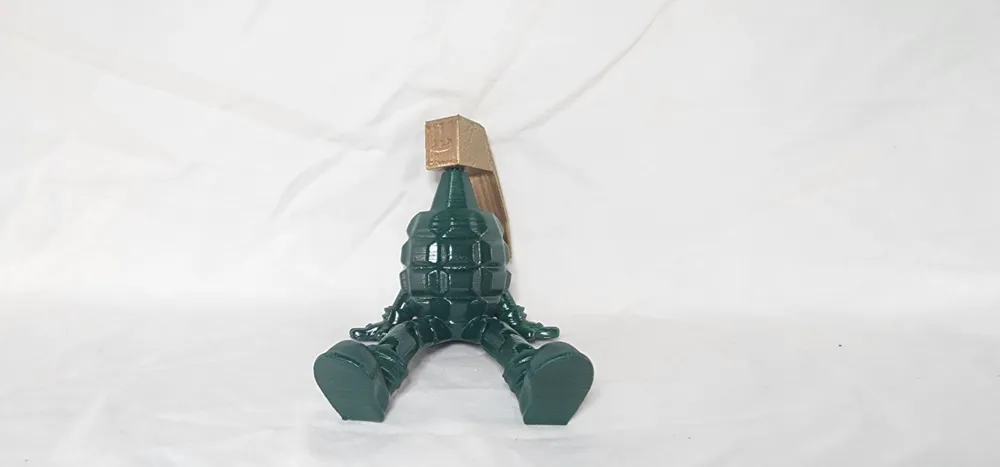 Mini Articulated Grenade Buddy by Colbarr - MakerWorld