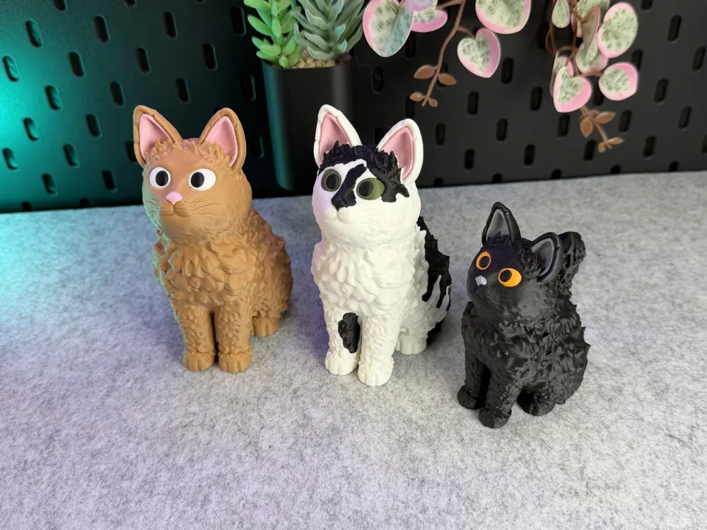 Cute Cat - Free 3D Print Model - MakerWorld