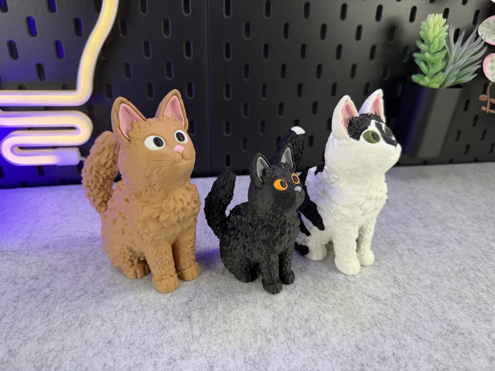 Cute Cat by 3DPrintyi MakerWorld: Download Free 3D Models