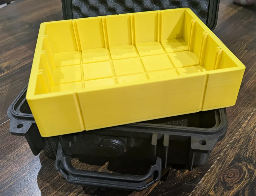 Pelican 1200 Case Insert With Moveable Dividers by Petezilla MakerWorld ...