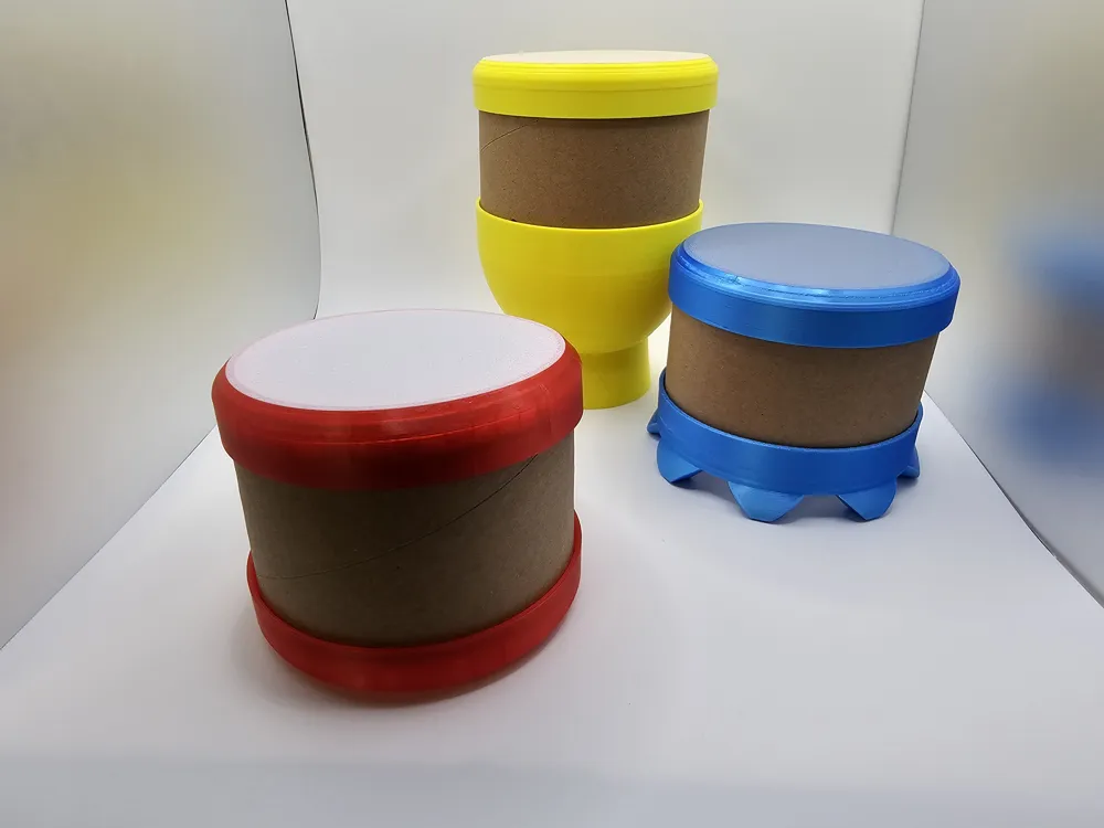 Cardboard Spool Drum Kit Attachments - 3 kinds! by Surreal Sonicus ...