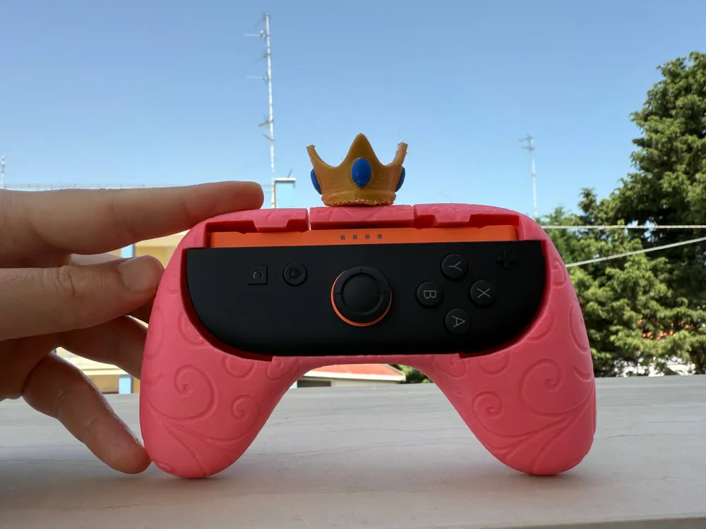 Inspiré des Joy-Con (Switch 2) - Princesse Peach - Modèle d'Impression ...