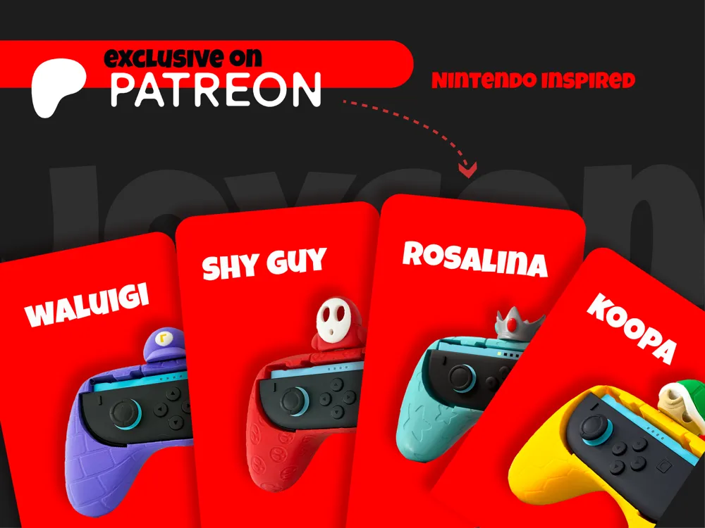 Inspiré des Joy-Con (Switch 2) - Princesse Peach - Modèle d'Impression ...