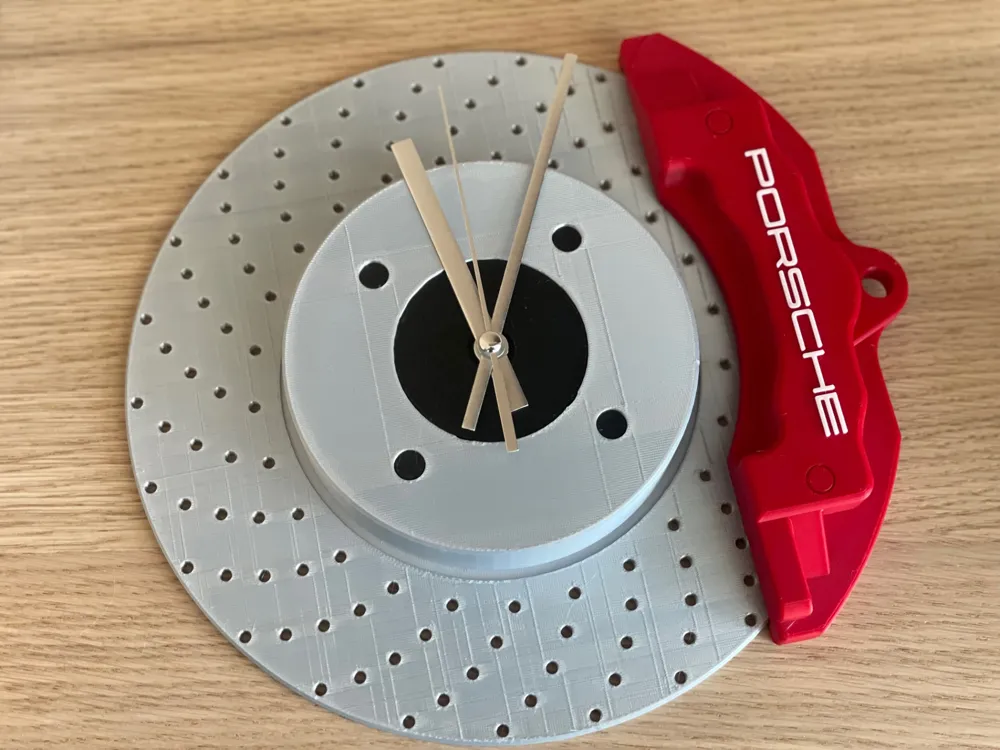 Porsche brake clock by Joenge - MakerWorld