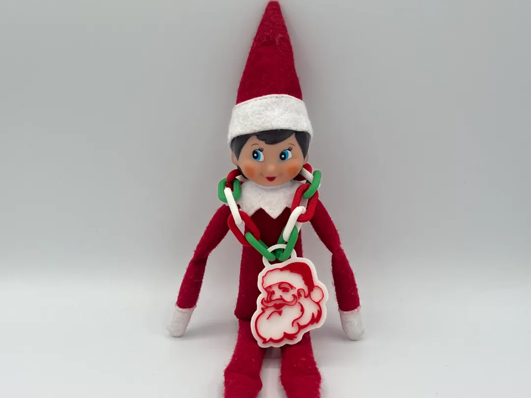 Miniature Santa Elf Hype Chain - Free 3D Print Model - MakerWorld